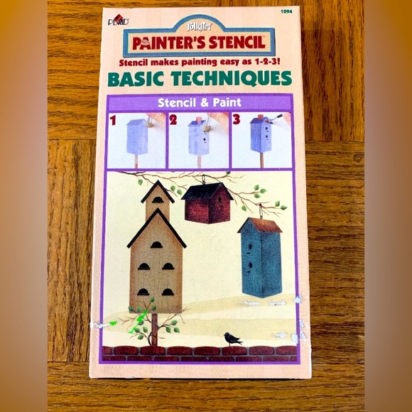 Plaid Enterprises | Other | 32 Folk Art Painters Stencil Techniques ...